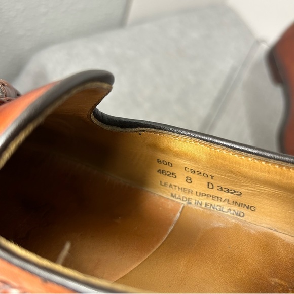 Church's | Shoes | Churchs Royal Tweed Brown Leather Tassel Loafer ...